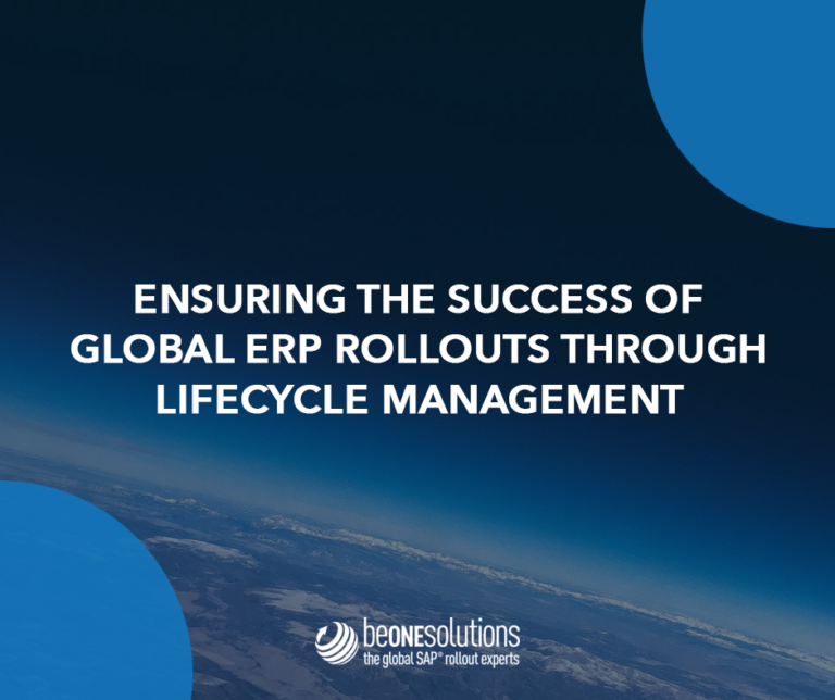 How Global ERP Rollouts Lead to Success: A Continuous Journey